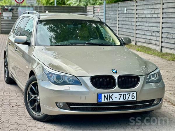 Brown BMW 520 2008 in Jelgava, with an engine capacity of 2.00 L and mileage of 413 thousand km for 3750 €, photo 2 on AUTOMOTO.COM.LV
