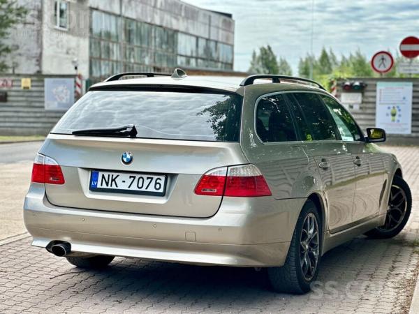 Brown BMW 520 2008 in Jelgava, with an engine capacity of 2.00 L and mileage of 413 thousand km for 3750 €, photo 6 on AUTOMOTO.COM.LV