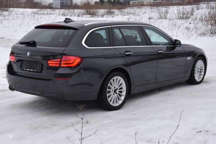 Brown BMW 520 2011 in Vilnius, with an engine capacity of 2.00 L and mileage of 274 thousand km for 7900 €, photo 2 on AUTOMOTO.COM.LV