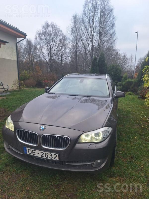 Brown BMW 520 2011 in Kuldiga, with an engine capacity of 2.00 L and mileage of 187 thousand km for 7500 €, photo 8 on AUTOMOTO.COM.LV