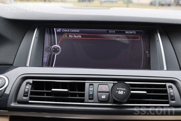 Brown BMW 520 2011 in Ogre, with an engine capacity of 2.00 L and mileage of 260 thousand km for 7000 €, photo 9 on AUTOMOTO.COM.LV