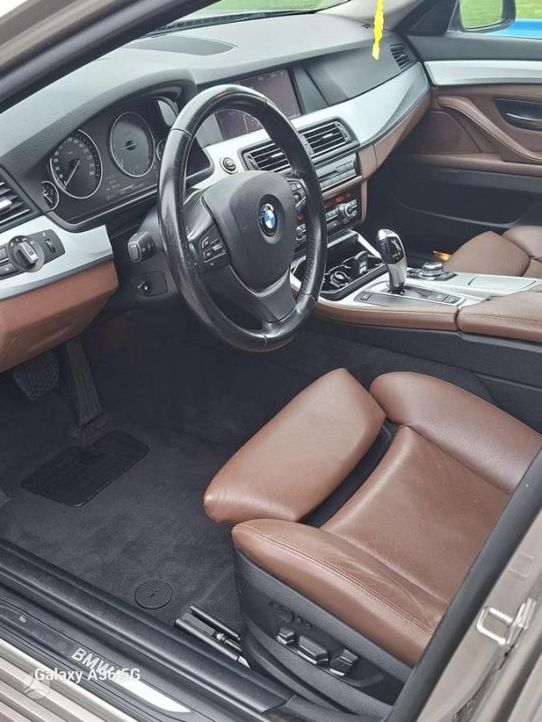 Brown BMW 520 2011 in Kaunas, with an engine capacity of 2.00 L and mileage of 287 thousand km for 8200 €, photo 9 on AUTOMOTO.COM.LV
