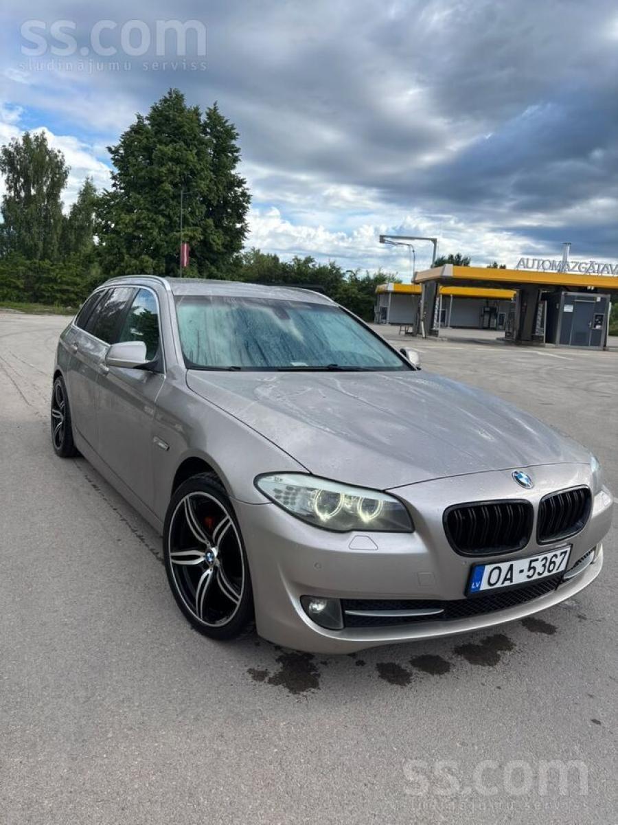 Brown BMW 520 2011 in Aizkraukle, with an engine capacity of 2.00 L and mileage of 443 thousand km for 7500 €, photo 3 on AUTOMOTO.COM.LV