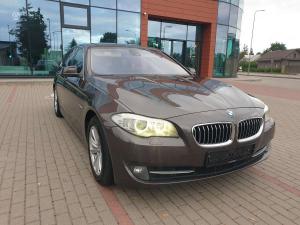 Brown BMW 520 2011 in Utena, with an engine capacity of 2.00 L and mileage of 373 thousand km for 7150 €, photo 5 on AUTOMOTO.COM.LV