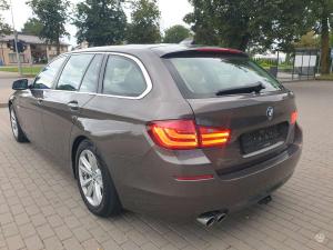 Brown BMW 520 2011 in Utena, with an engine capacity of 2.00 L and mileage of 373 thousand km for 7150 €, photo 10 on AUTOMOTO.COM.LV