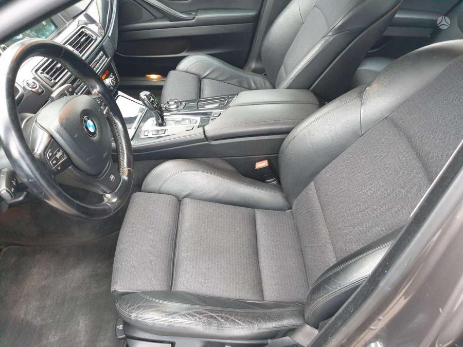 Brown BMW 520 2011 in Utena, with an engine capacity of 2.00 L and mileage of 373 thousand km for 7150 €, photo 18 on AUTOMOTO.COM.LV