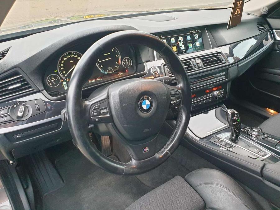 Brown BMW 520 2011 in Utena, with an engine capacity of 2.00 L and mileage of 373 thousand km for 7150 €, photo 24 on AUTOMOTO.COM.LV