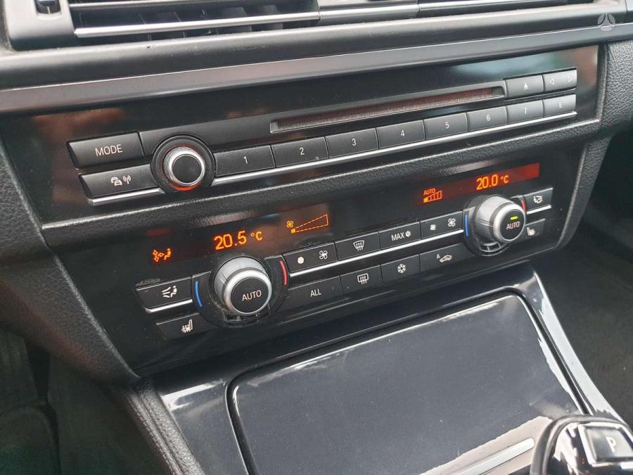 Brown BMW 520 2011 in Utena, with an engine capacity of 2.00 L and mileage of 373 thousand km for 7150 €, photo 27 on AUTOMOTO.COM.LV
