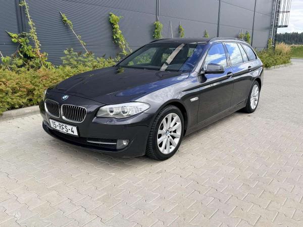 Brown BMW 520 2011 in Vilnius, with an engine capacity of 2.00 L and mileage of 351 thousand km for 7990 €, photo 1 on AUTOMOTO.COM.LV