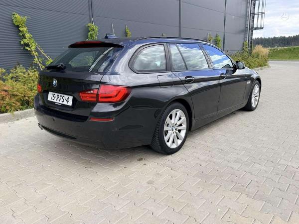 Brown BMW 520 2011 in Vilnius, with an engine capacity of 2.00 L and mileage of 351 thousand km for 7990 €, photo 4 on AUTOMOTO.COM.LV