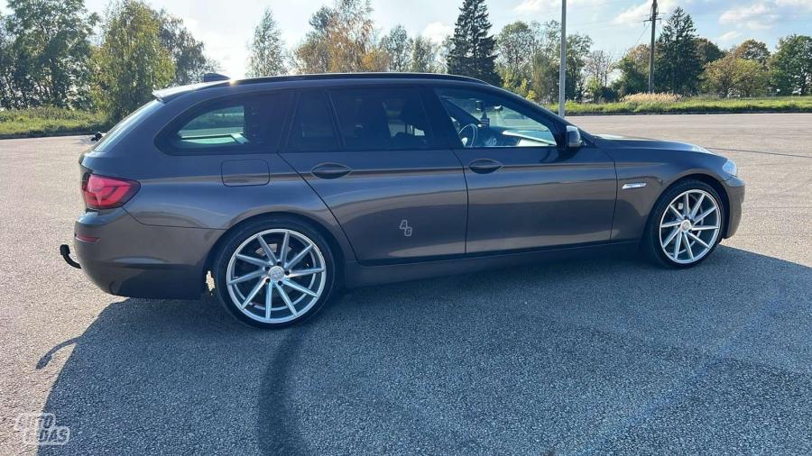 Brown BMW 520 2011 in Kaunas, with an engine capacity of 2.00 L and mileage of 402 thousand km for 6500 €, photo 10 on AUTOMOTO.COM.LV