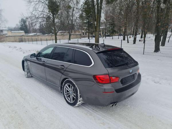 Brown BMW 520 2012 in Prienai, with an engine capacity of 2.00 L and mileage of 243 thousand km for 5450 €, photo 2 on AUTOMOTO.COM.LV