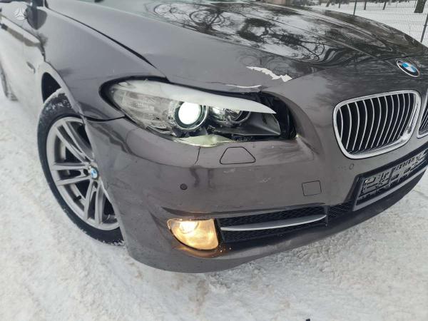Brown BMW 520 2012 in Prienai, with an engine capacity of 2.00 L and mileage of 243 thousand km for 5450 €, photo 5 on AUTOMOTO.COM.LV