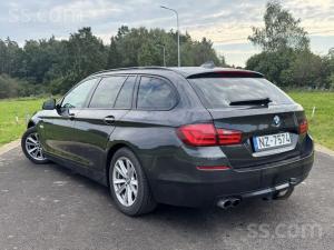 Brown BMW 520 2012 in Riga, with an engine capacity of 2.00 L and mileage of 288 thousand km for 8199 €, photo 4 on AUTOMOTO.COM.LV