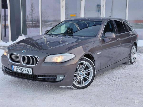 Brown BMW 520 2012 in Vilnius, with an engine capacity of 2.00 L and mileage of 345 thousand km for 7900 €, photo 3 on AUTOMOTO.COM.LV