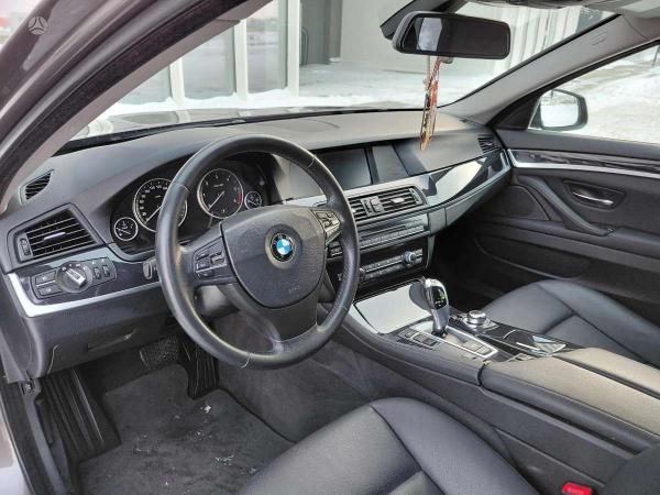 Brown BMW 520 2012 in Vilnius, with an engine capacity of 2.00 L and mileage of 345 thousand km for 7900 €, photo 7 on AUTOMOTO.COM.LV