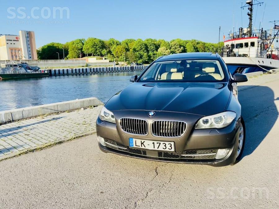 Brown BMW 520 2012 in Liepaja, with an engine capacity of 2.00 L and mileage of 353 thousand km for 6000 €, photo 3 on AUTOMOTO.COM.LV