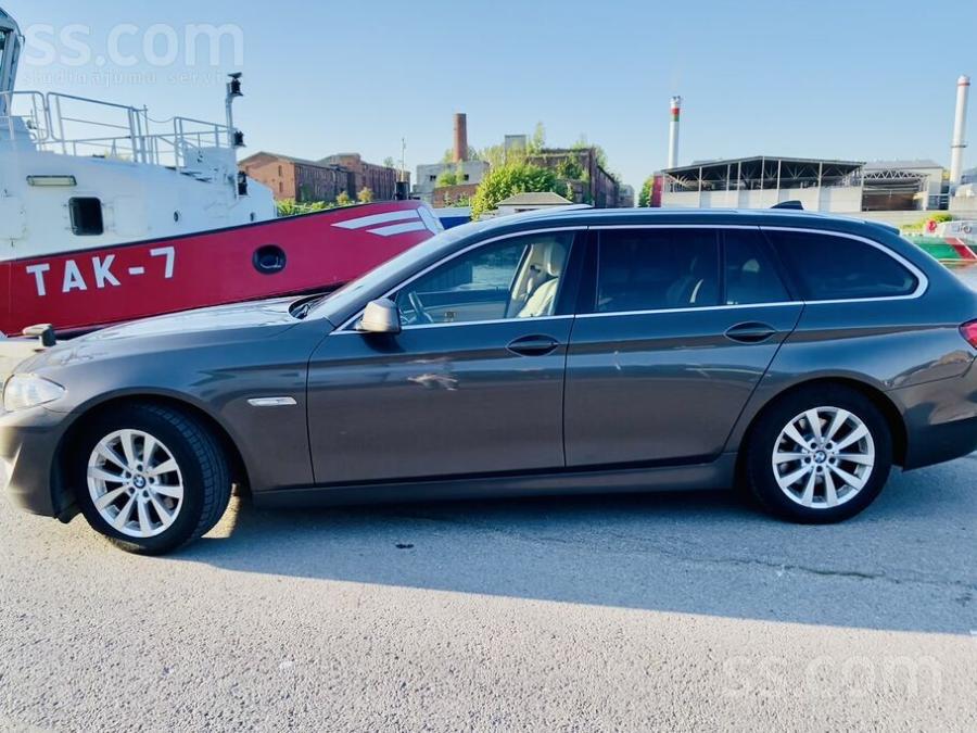 Brown BMW 520 2012 in Liepaja, with an engine capacity of 2.00 L and mileage of 353 thousand km for 6000 €, photo 4 on AUTOMOTO.COM.LV