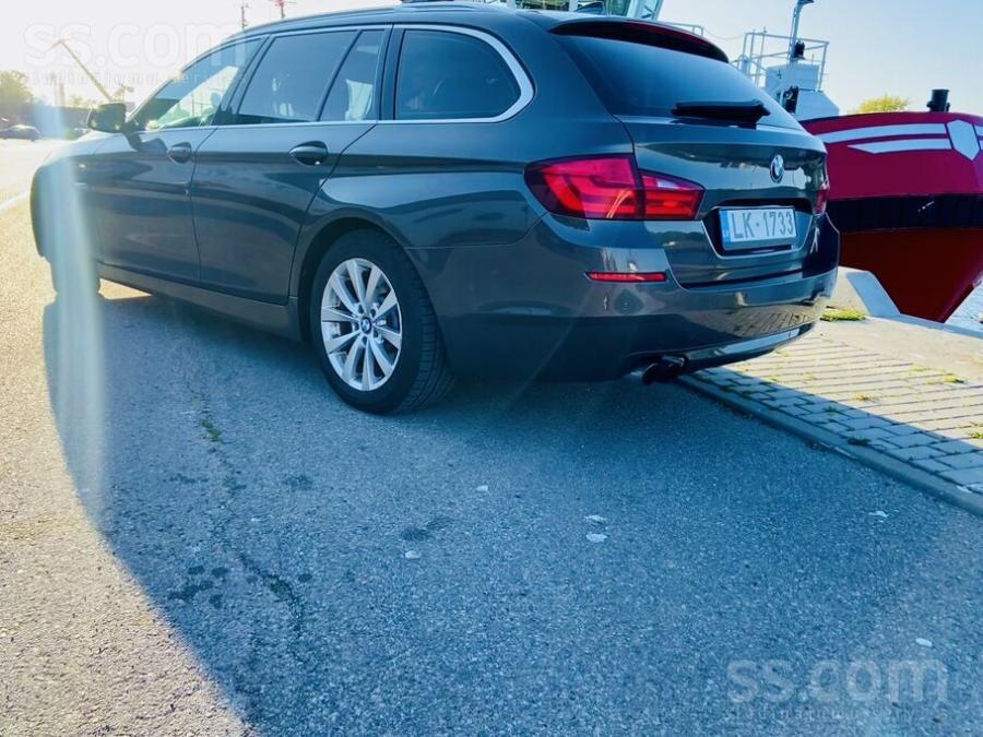 Brown BMW 520 2012 in Liepaja, with an engine capacity of 2.00 L and mileage of 353 thousand km for 6000 €, photo 5 on AUTOMOTO.COM.LV