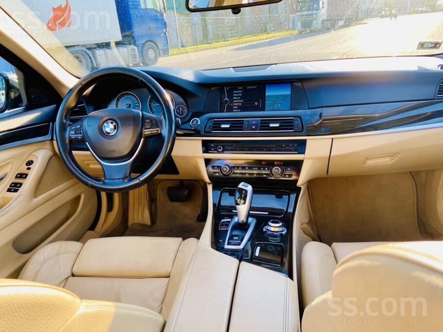 Brown BMW 520 2012 in Liepaja, with an engine capacity of 2.00 L and mileage of 353 thousand km for 6000 €, photo 8 on AUTOMOTO.COM.LV