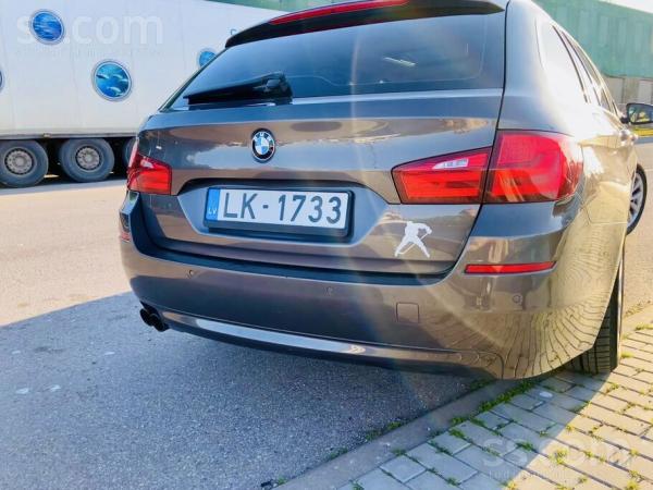 Brown BMW 520 2012 in Liepaja, with an engine capacity of 2.00 L and mileage of 353 thousand km for 5800 €, photo 5 on AUTOMOTO.COM.LV