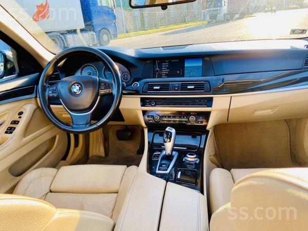 Brown BMW 520 2012 in Liepaja, with an engine capacity of 2.00 L and mileage of 353 thousand km for 5800 €, photo 7 on AUTOMOTO.COM.LV