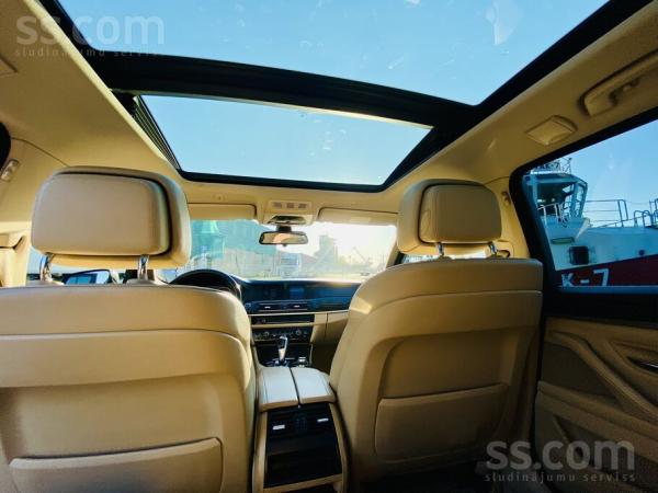 Brown BMW 520 2012 in Liepaja, with an engine capacity of 2.00 L and mileage of 353 thousand km for 5800 €, photo 9 on AUTOMOTO.COM.LV