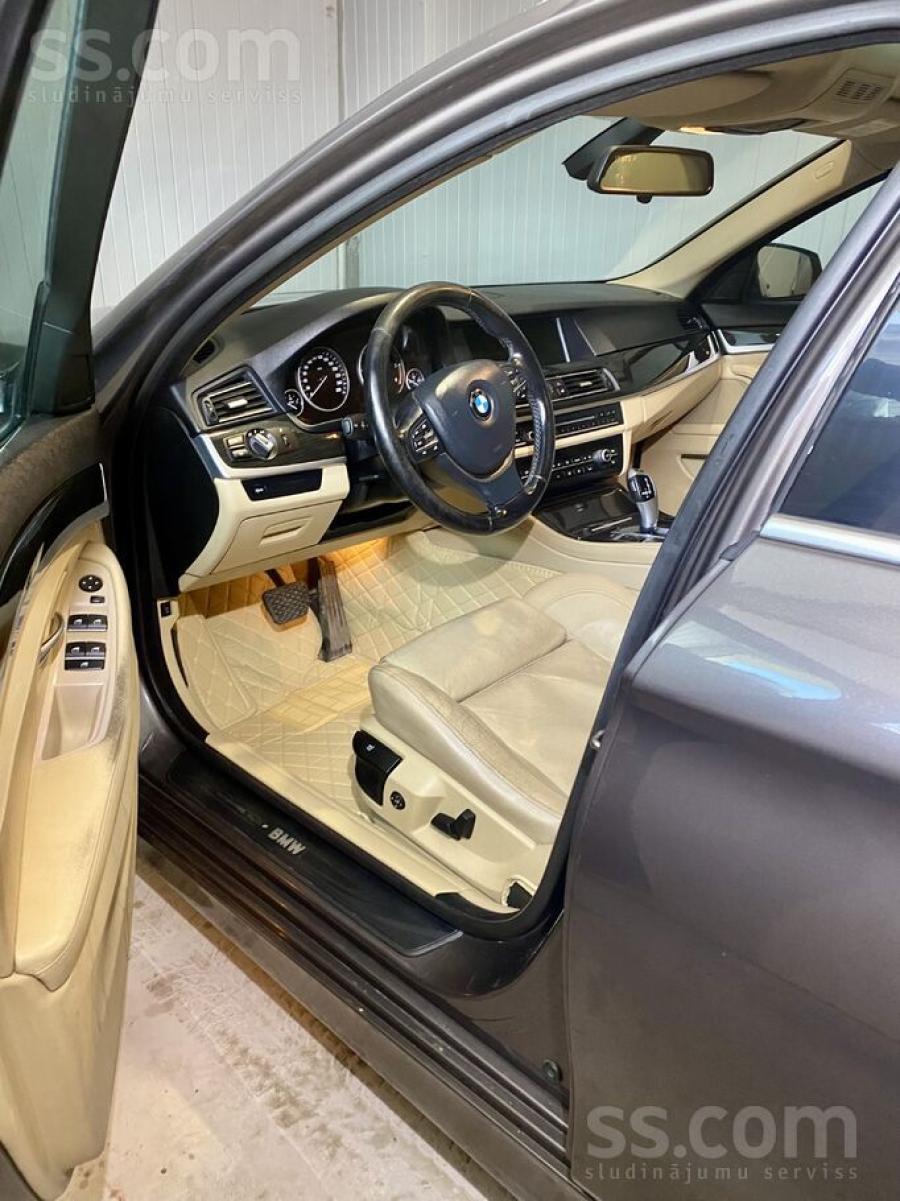 Brūns BMW 520 2012 Rīga, ar dzinēja tilpumu 2.00 L un nobraukumu 353 tūkst. km par 6500 €, foto 8 vietnē AUTOMOTO.COM.LV