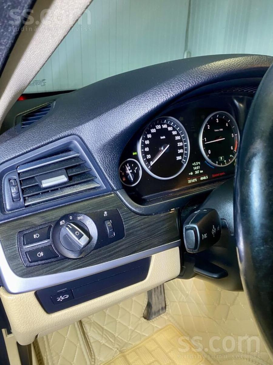 Brūns BMW 520 2012 Rīga, ar dzinēja tilpumu 2.00 L un nobraukumu 353 tūkst. km par 6500 €, foto 10 vietnē AUTOMOTO.COM.LV