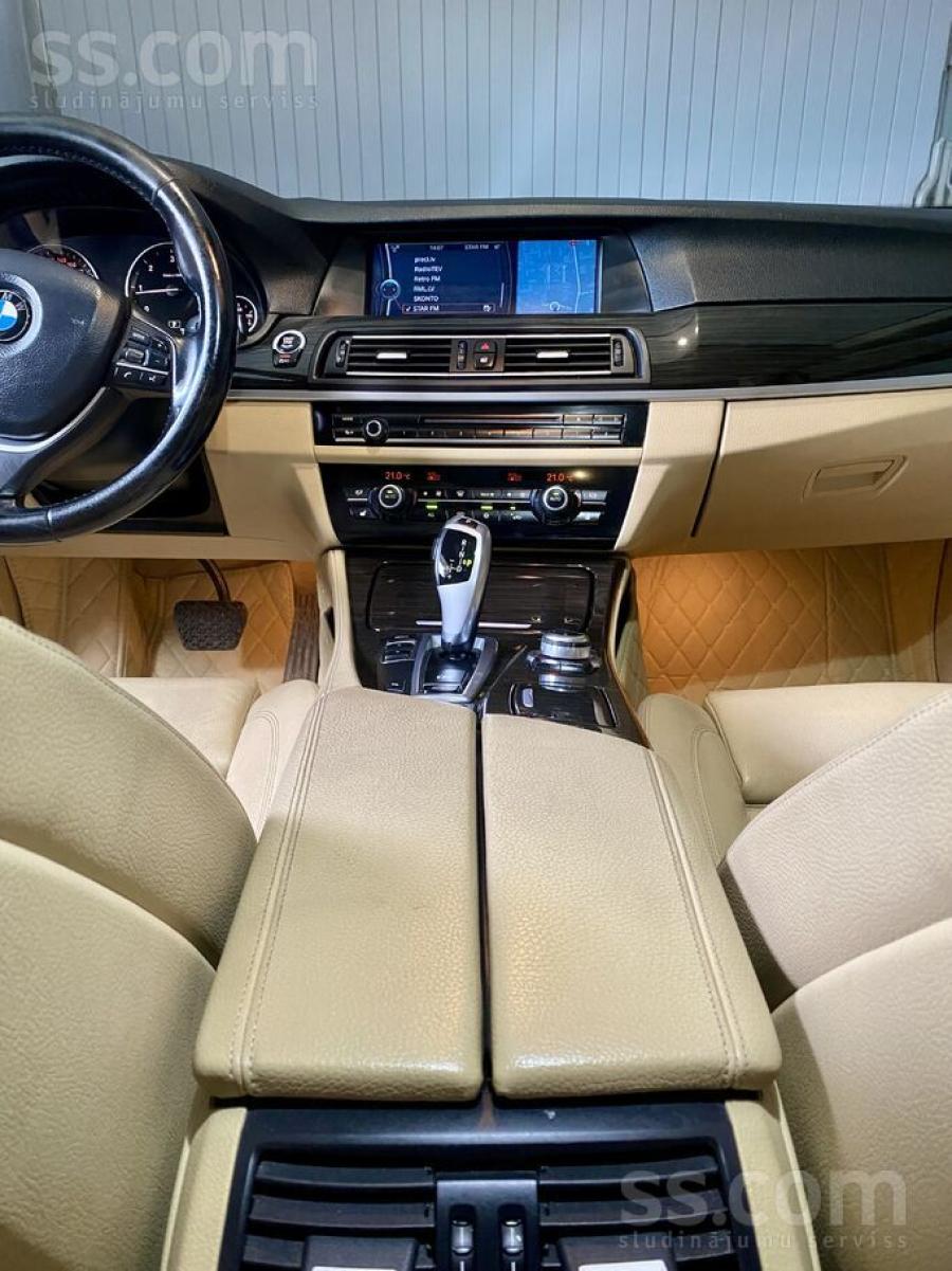 Brūns BMW 520 2012 Rīga, ar dzinēja tilpumu 2.00 L un nobraukumu 353 tūkst. km par 6500 €, foto 13 vietnē AUTOMOTO.COM.LV