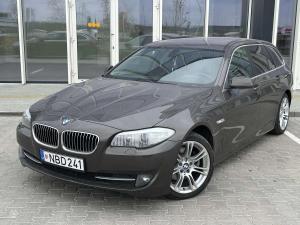 Brown BMW 520 2012 in Vilnius, with an engine capacity of 2.00 L and mileage of 345 thousand km for 7600 €, photo 4 on AUTOMOTO.COM.LV