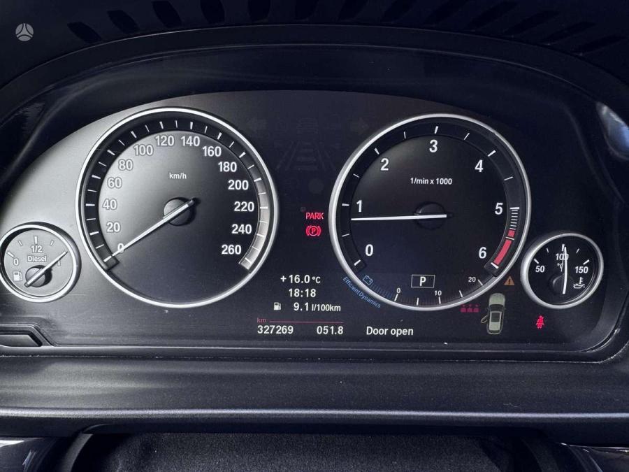 Brown BMW 520 2012 in Kaunas, with an engine capacity of 2.00 L and mileage of 327 thousand km for 5800 €, photo 9 on AUTOMOTO.COM.LV