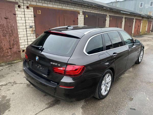 Brūns BMW 520 2013 Kauņa, ar dzinēja tilpumu 2.00 L un nobraukumu 230 tūkst. km par 8750 €, foto 3 vietnē AUTOMOTO.COM.LV