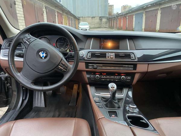 Brūns BMW 520 2013 Kauņa, ar dzinēja tilpumu 2.00 L un nobraukumu 230 tūkst. km par 8750 €, foto 6 vietnē AUTOMOTO.COM.LV