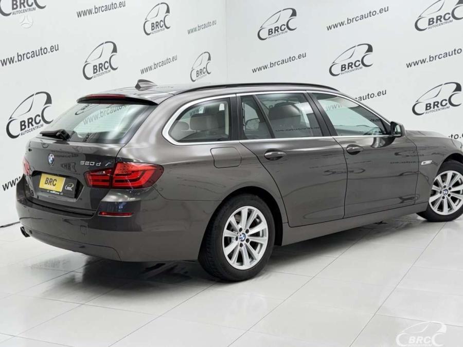 Brūns BMW 520 2013 Viļņa, ar dzinēja tilpumu 2.00 L un nobraukumu 387 tūkst. km par 5900 €, foto 3 vietnē AUTOMOTO.COM.LV