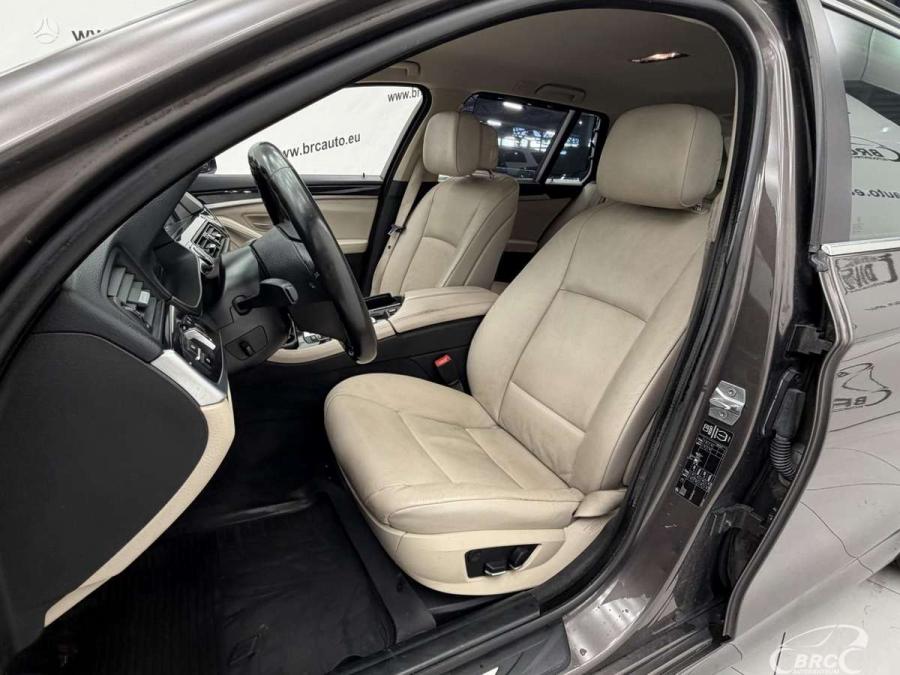 Brūns BMW 520 2013 Viļņa, ar dzinēja tilpumu 2.00 L un nobraukumu 387 tūkst. km par 5900 €, foto 24 vietnē AUTOMOTO.COM.LV