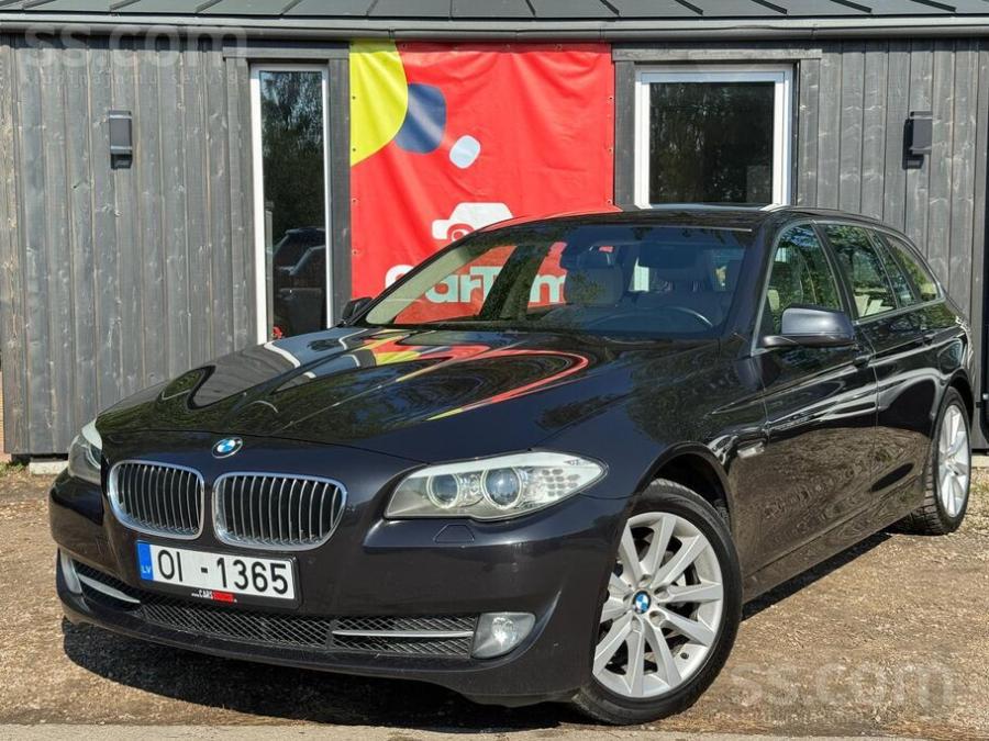 Brown BMW 520 2013 in Riga, with an engine capacity of 2.00 L and mileage of 269 thousand km for 9400 €, photo 1 on AUTOMOTO.COM.LV