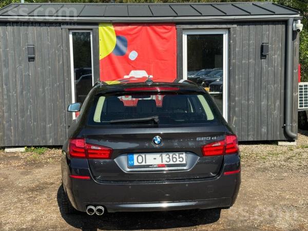 Brown BMW 520 2013 in Riga, with an engine capacity of 2.00 L and mileage of 269 thousand km for 9400 €, photo 4 on AUTOMOTO.COM.LV