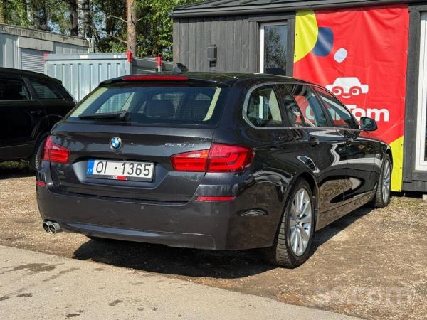 Brown BMW 520 2013 in Riga, with an engine capacity of 2.00 L and mileage of 269 thousand km for 9400 €, photo 5 on AUTOMOTO.COM.LV