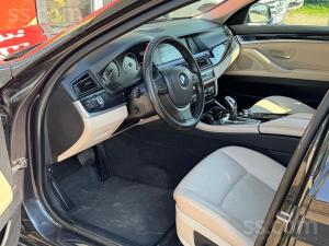 Brown BMW 520 2013 in Riga, with an engine capacity of 2.00 L and mileage of 269 thousand km for 9400 €, photo 15 on AUTOMOTO.COM.LV