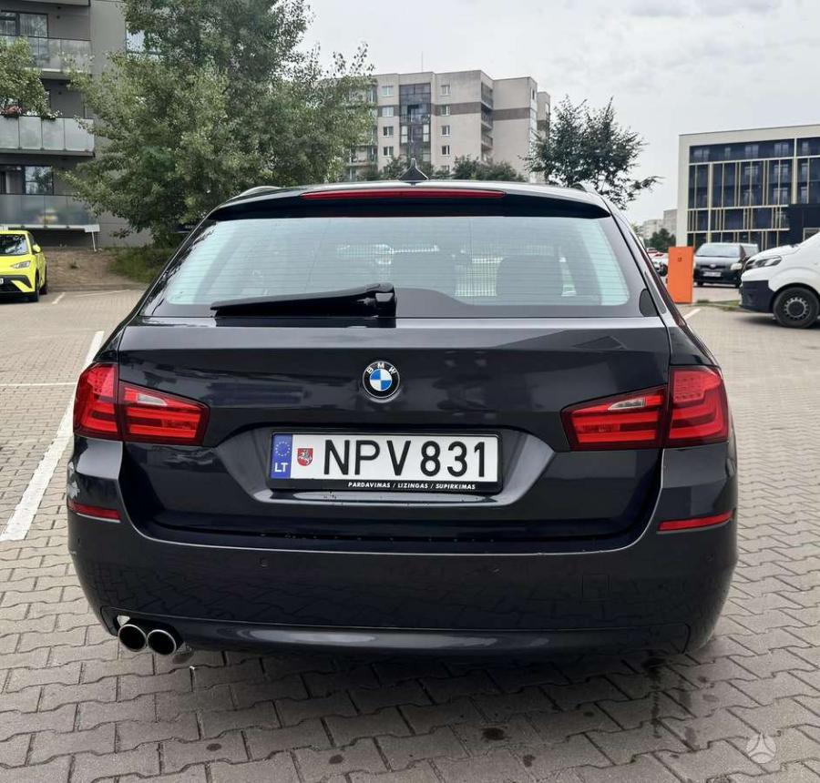 Brūns BMW 520 2013 Viļņa, ar dzinēja tilpumu 2.00 L un nobraukumu 325 tūkst. km par 8700 €, foto 6 vietnē AUTOMOTO.COM.LV