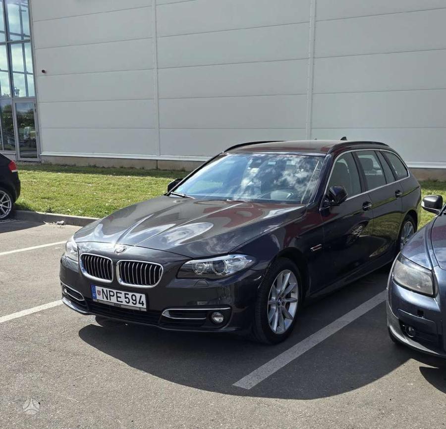 Brown BMW 520 2014 in Kaunas, with an engine capacity of 2.00 L and mileage of 269 thousand km for 10250 €, photo 1 on AUTOMOTO.COM.LV