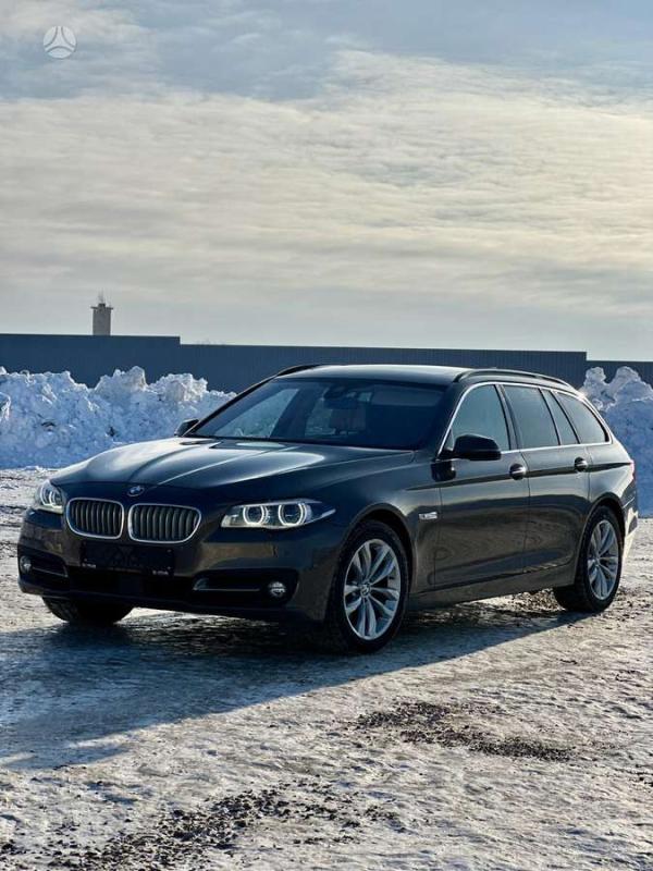Brown BMW 520 2014 in Kretinga, with an engine capacity of 2.00 L and mileage of 320 thousand km for 10499 €, photo 1 on AUTOMOTO.COM.LV