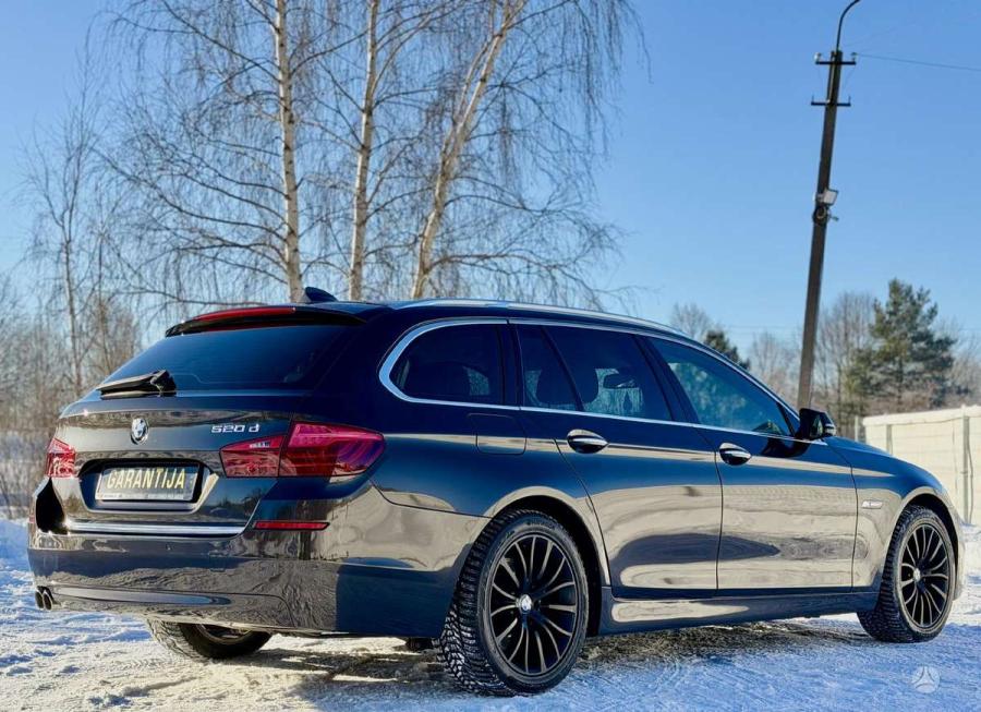 Brūns BMW 520 2014 Šauļi, ar dzinēja tilpumu 2.00 L un nobraukumu 254 tūkst. km par 10950 €, foto 4 vietnē AUTOMOTO.COM.LV