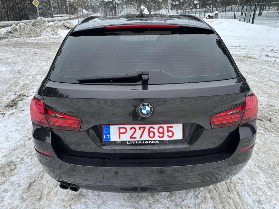 Brown BMW 520 2014 in Druskininkai, with an engine capacity of 2.00 L and mileage of 321 thousand km for 8800 €, photo 10 on AUTOMOTO.COM.LV