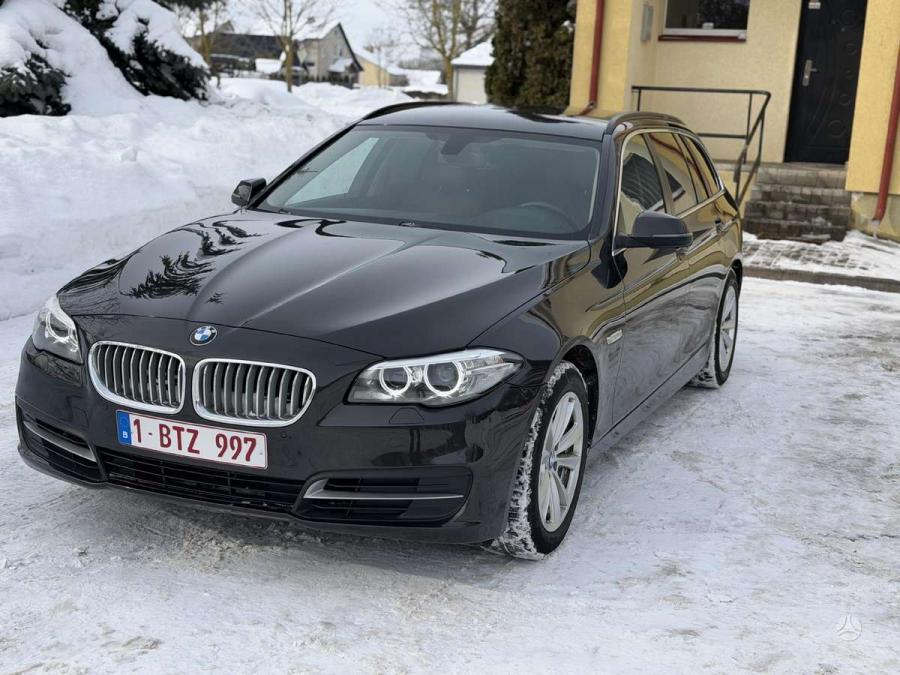 Brown BMW 520 2014 in Kaunas, with an engine capacity of 2.00 L and mileage of 240 thousand km for 9700 €, photo 1 on AUTOMOTO.COM.LV
