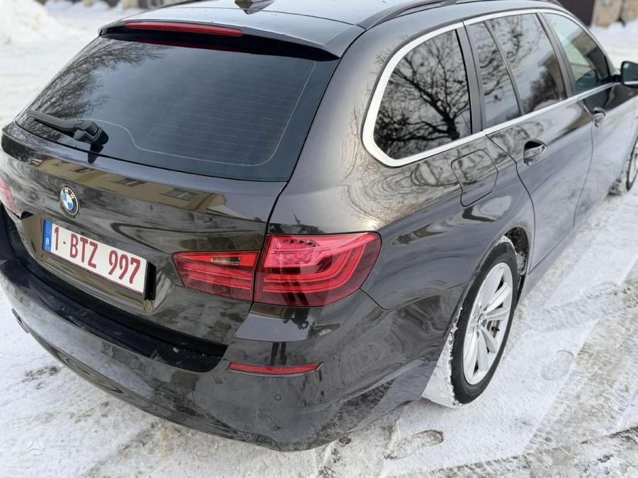 Brown BMW 520 2014 in Kaunas, with an engine capacity of 2.00 L and mileage of 240 thousand km for 9700 €, photo 5 on AUTOMOTO.COM.LV