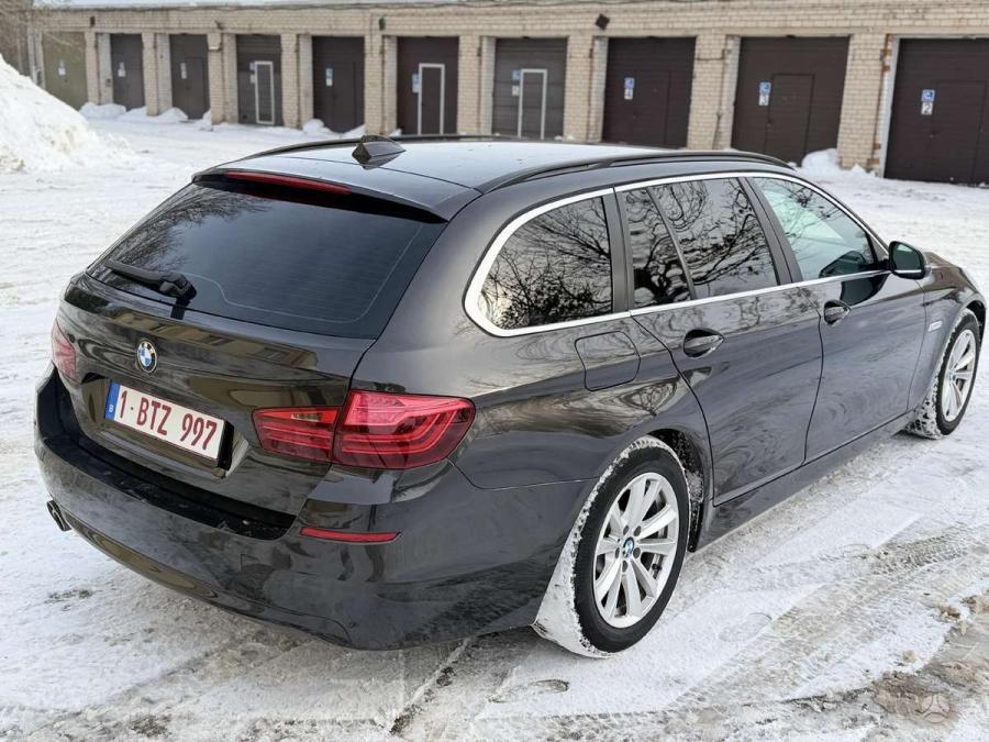 Brown BMW 520 2014 in Kaunas, with an engine capacity of 2.00 L and mileage of 240 thousand km for 9700 €, photo 9 on AUTOMOTO.COM.LV