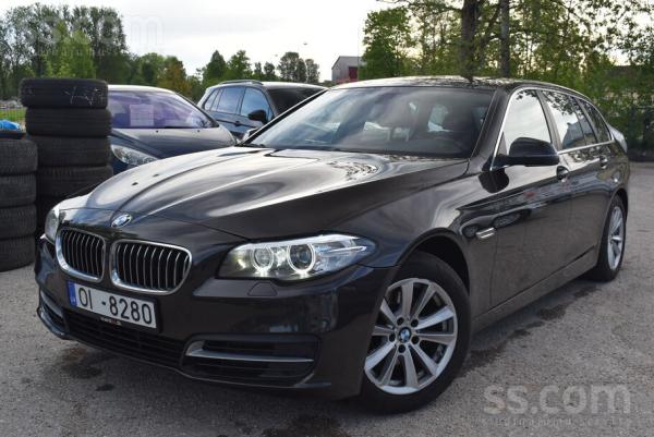 Brown BMW 520 2014 in Kuldiga, with an engine capacity of 2.00 L and mileage of 0 thousand km for 8990 €, photo 1 on AUTOMOTO.COM.LV
