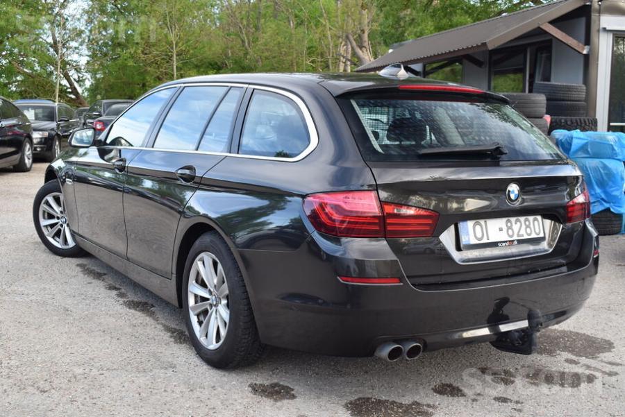 Brown BMW 520 2014 in Kuldiga, with an engine capacity of 2.00 L and mileage of 0 thousand km for 8990 €, photo 4 on AUTOMOTO.COM.LV